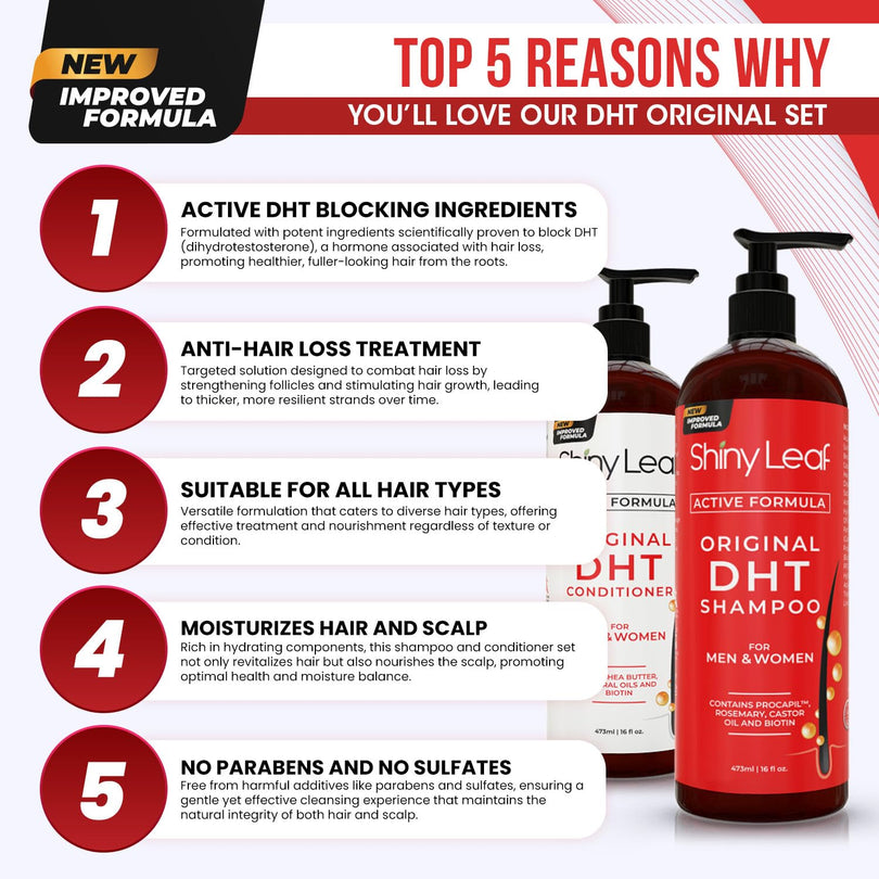 DHT Original Shampoo and Conditioner | Shiny Leaf