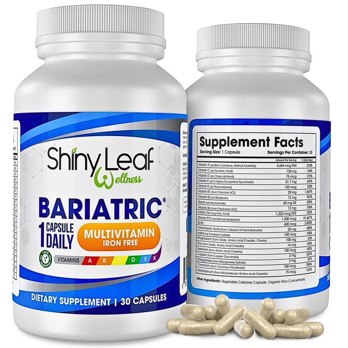 Iron-Free Methylated Bariatric Multivitamin – Once-Daily Capsule ...