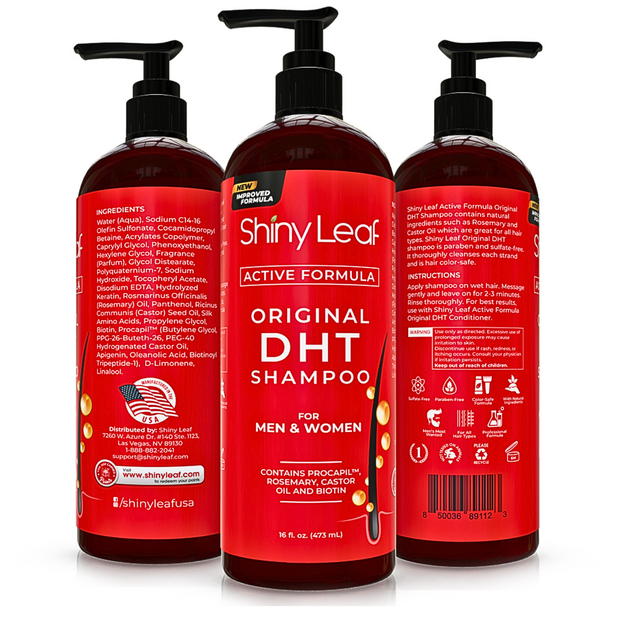 DHT Original Shampoo for Hair Loss | Shiny Leaf